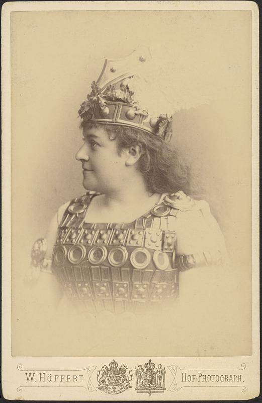 Fraulein Malten as "Brunhilde" Breslau Opera House 1887 - Digital ...