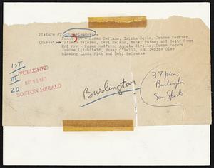 Picture #7-Cheerleaders- front row- Susan Depiano, Trisha Doyle, Joanne ...