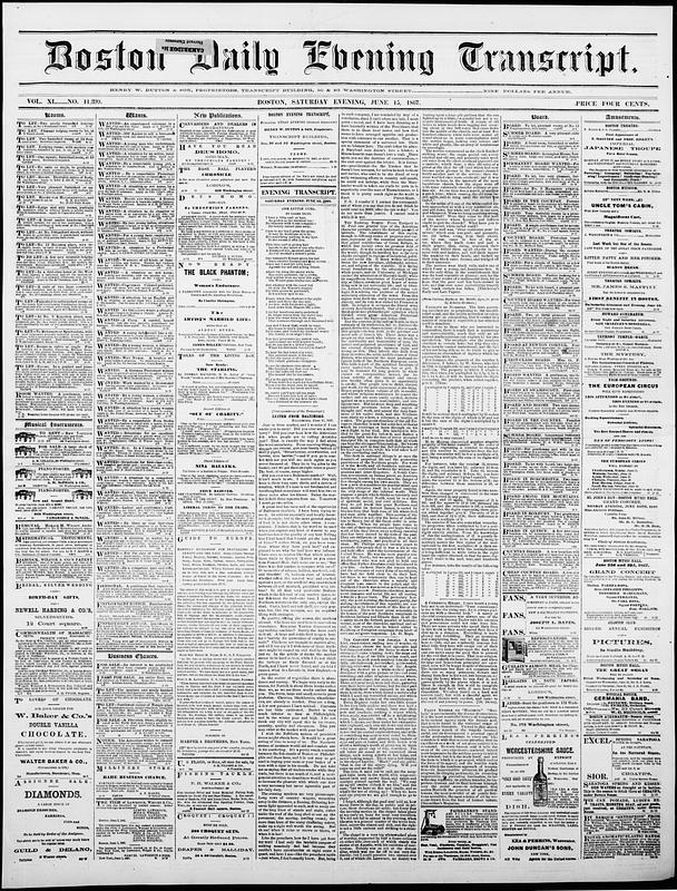 Boston Daily Evening Transcript - Digital Commonwealth