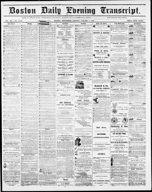 Boston Daily Evening Transcript - Digital Commonwealth