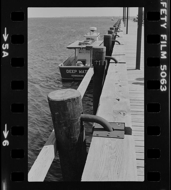 Waterfront pilings - Digital Commonwealth