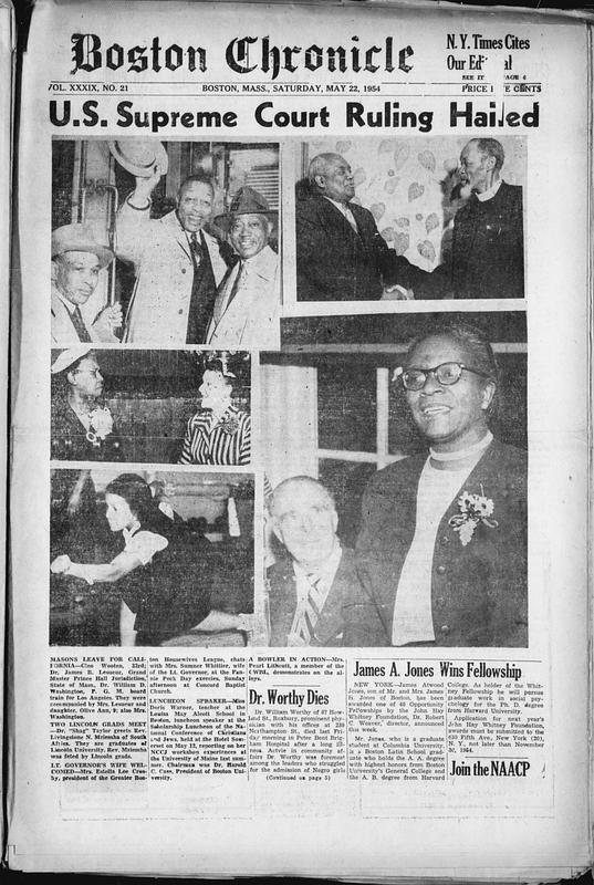 Boston Chronicle. May 22, 1954 - Digital Commonwealth