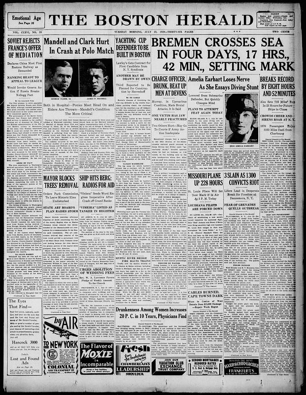 Boston Herald. July 23, 1929 - Digital Commonwealth