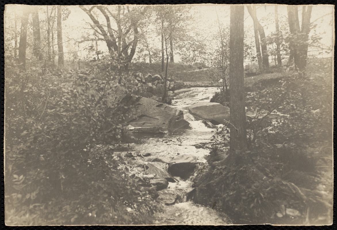 Villages of Newton, MA. Newtonville. Claflin Brook, Newtonville ...