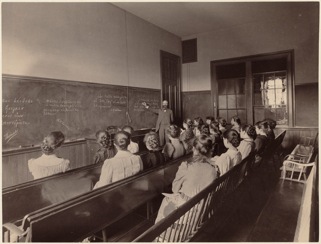 Girls' High & Latin Schools' building, class I - 6th year Greek ...