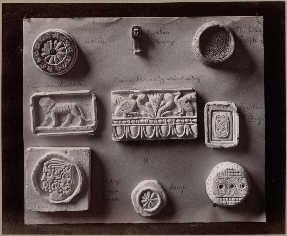 Examples of clay modeling at a Boston public school - Digital Commonwealth