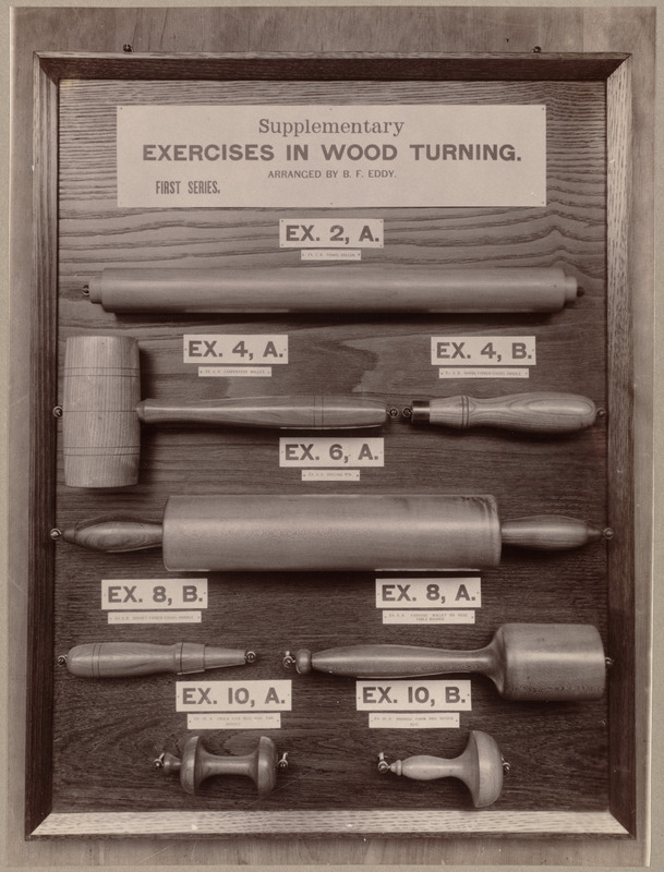 Supplementary exercises in wood turning. - Digital Commonwealth