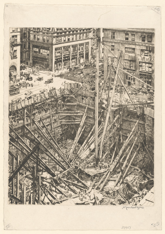 Manhattan excavations - Digital Commonwealth