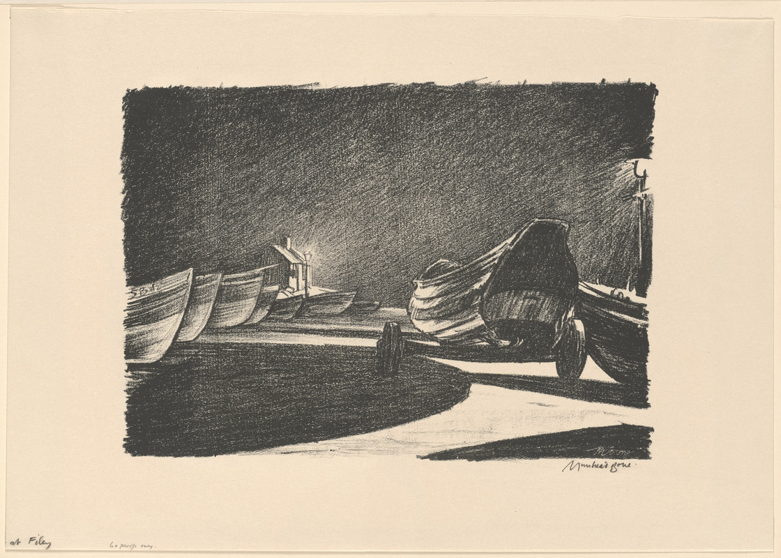 Night at Filey - Digital Commonwealth