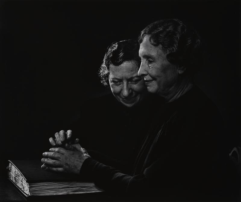 Helen Keller and Polly Thomson - Digital Commonwealth