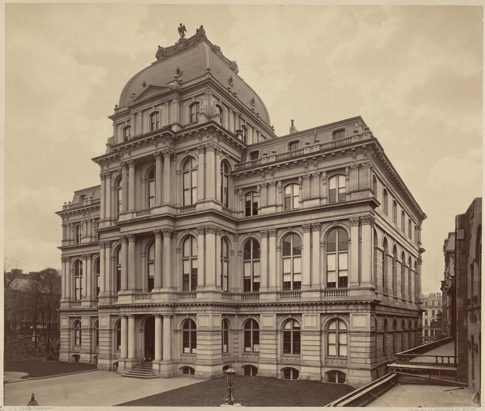 Boston, Mass. City Hall, 1865 - Digital Commonwealth