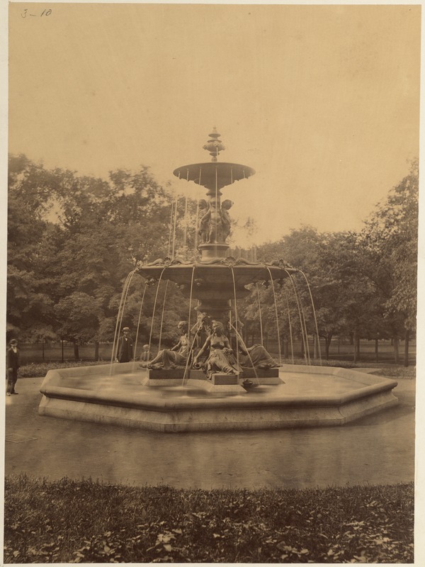 Gardner Brewer Fountain. Boston Common - Digital Commonwealth