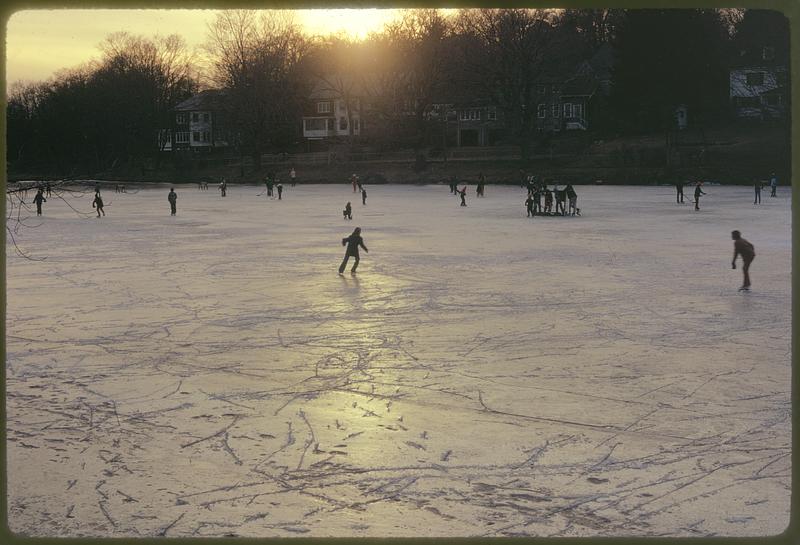 Suburban skating at Newtonville - Digital Commonwealth