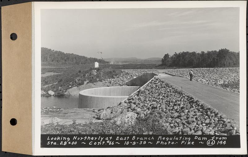 Contract No. 66, Regulating Dams, Middle Branch (New Salem), and East ...