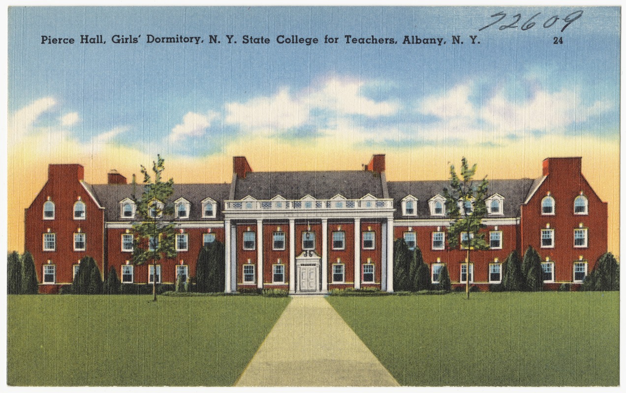 Pierce Hall, girls' dormitory, N. Y. State College for Teachers, Albany ...