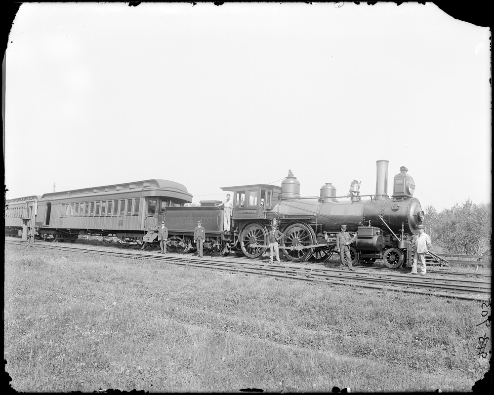 Miscellaneous, Boston and Maine Railroad train at Middleton Station ...