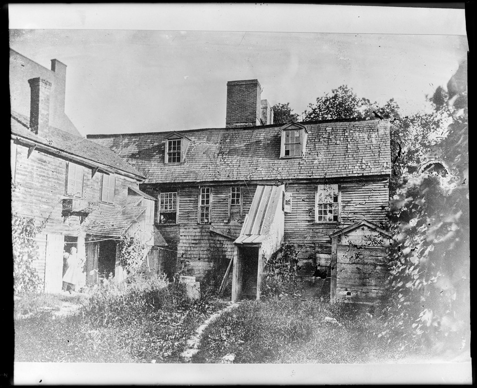 Salem, 310 Essex Street, Jonathan Corwin or "Witch house," rear ...
