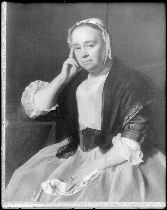 Portrait, Mrs. Nathaniel Appleton, by Copley, at Harvard - Digital ...