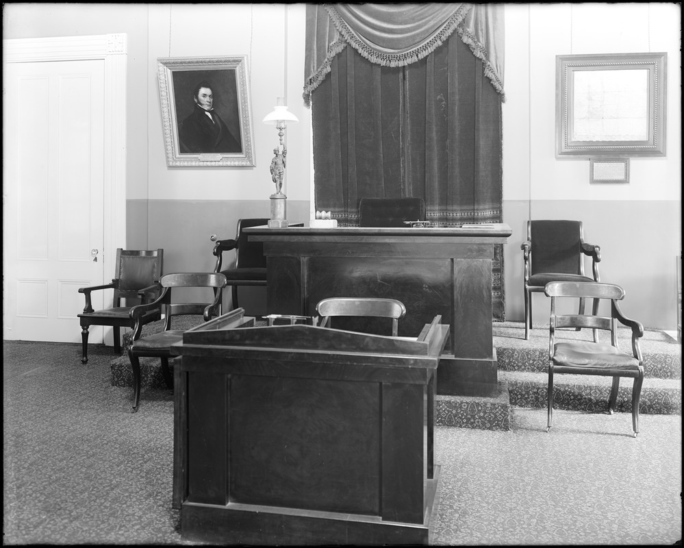 Salem, 93 Washington Street, City Hall, Common Council chamber ...