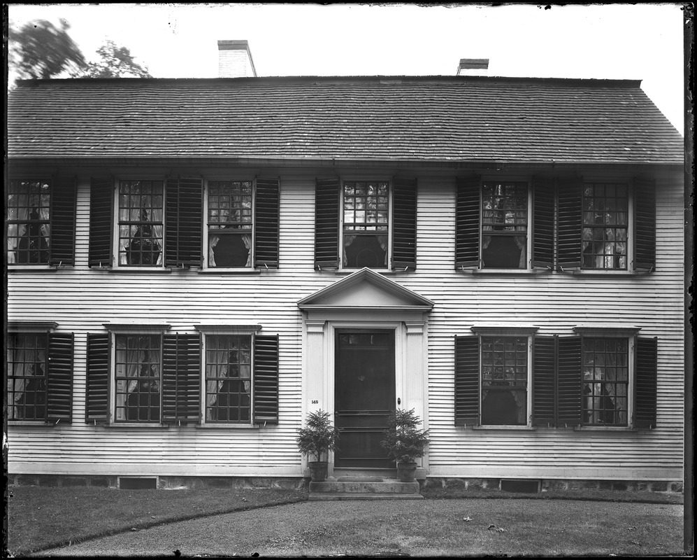 North Andover, Phillips house, front facade - Digital Commonwealth