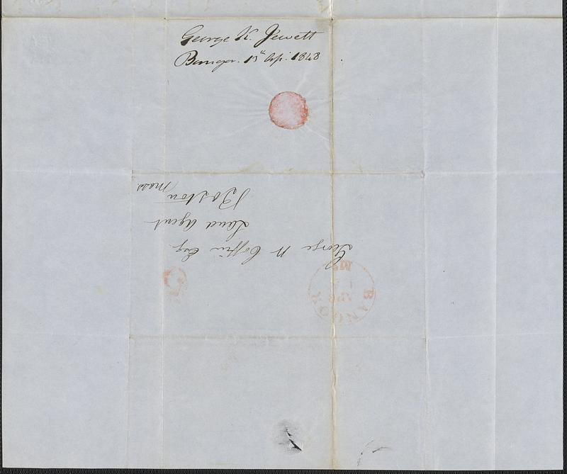 George Jewett to George Coffin,13 April 1848 - Digital Commonwealth