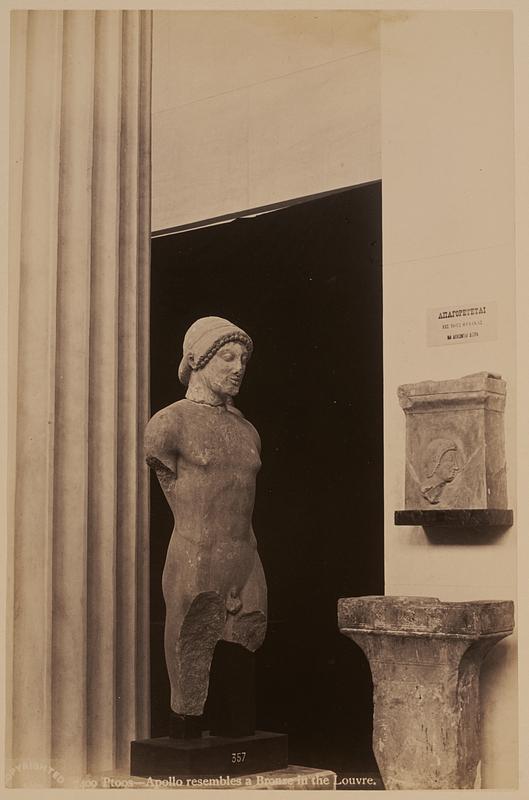 Ptoos - Apollo resembles a bronze in the Louvre - Digital Commonwealth