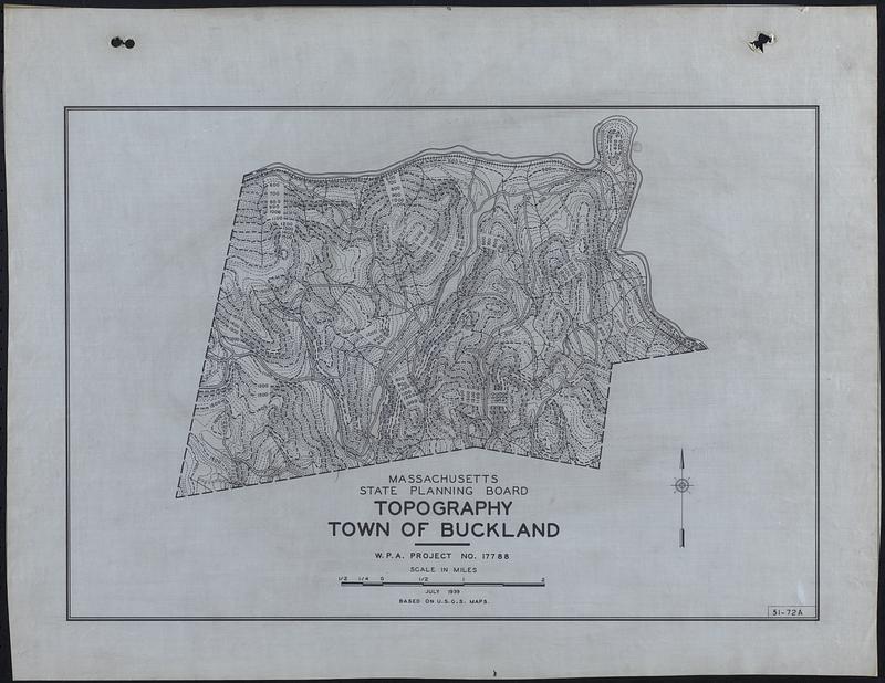 Topography Town of Buckland - Digital Commonwealth