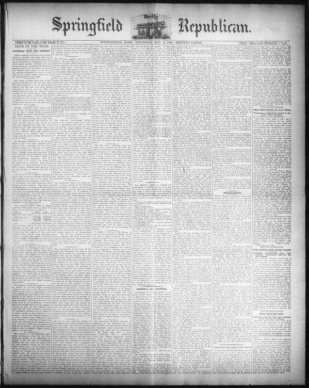 Springfield Weekly Republican - Digital Commonwealth