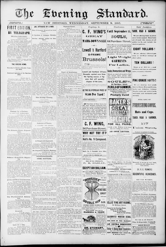 Evening Standard. September 09, 1885 - Digital Commonwealth