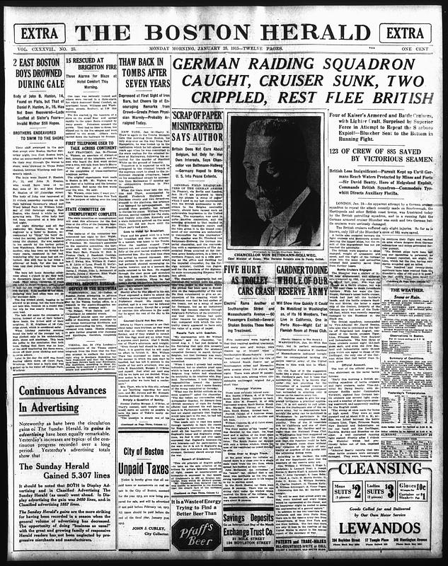 The Boston Herald. January 25, 1915 - Digital Commonwealth