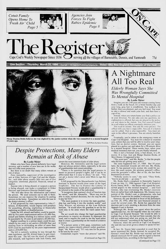 The Register. March 31, 1994 - Digital Commonwealth