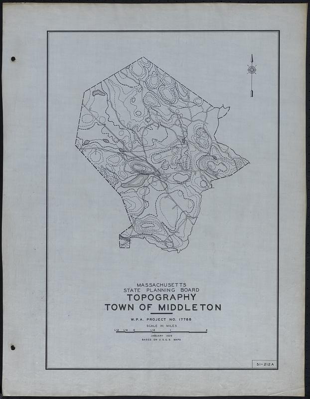 Topography Town of Middleton - Digital Commonwealth