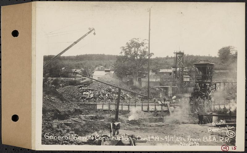 Contract No. 19, Dam and Substructure of Ware River Intake Works at ...