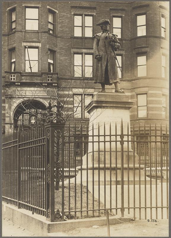 Massachusetts, Roxbury, Joseph Warren statue, Paul W. Bartlett sculptor ...