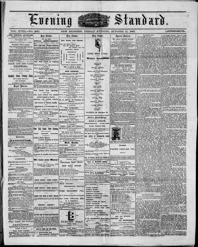 Evening Standard. October 11, 1867 - Digital Commonwealth