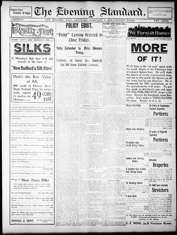 Evening Standard. February 04, 1905 - Digital Commonwealth