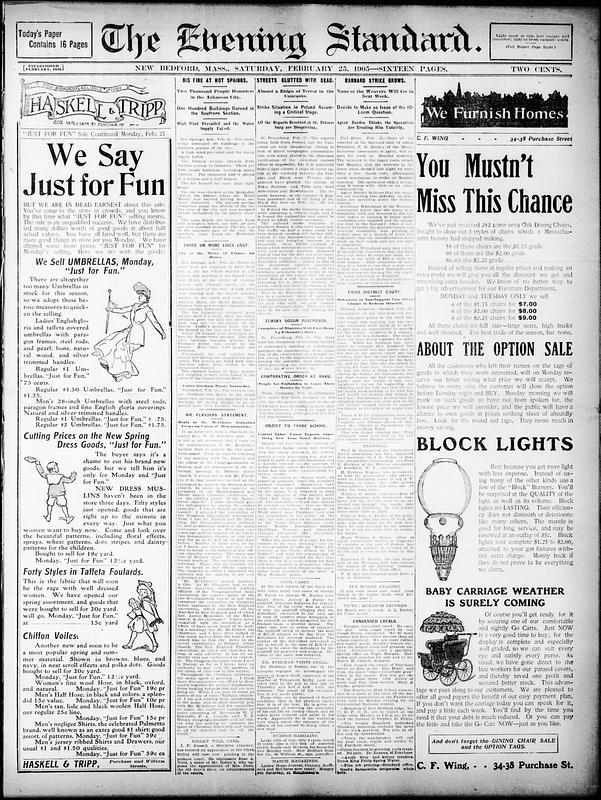 Evening Standard. February 25, 1905 - Digital Commonwealth