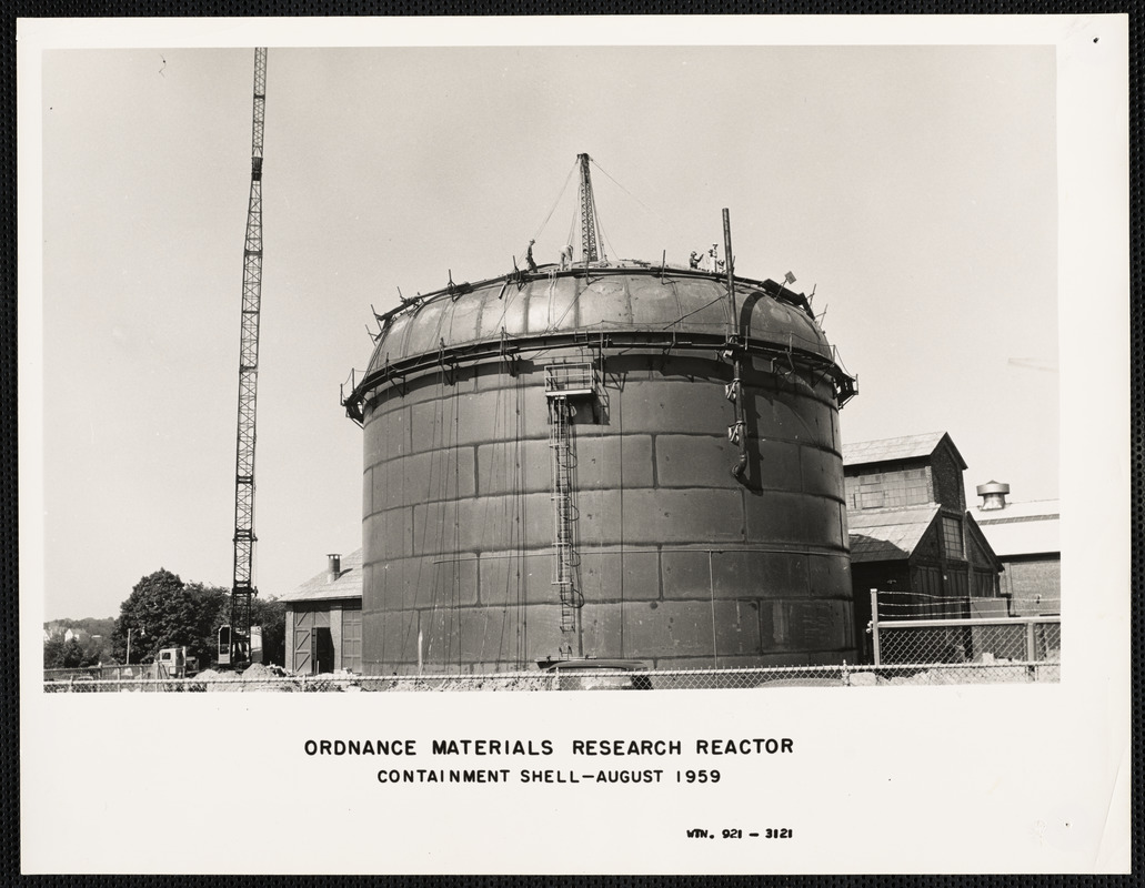 Ordnance Materials Research Reactor, containment shell - Digital ...