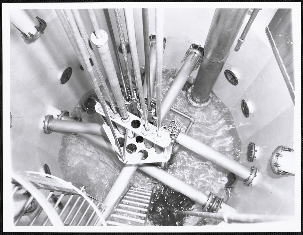 Reactor core and beam tubes - Digital Commonwealth