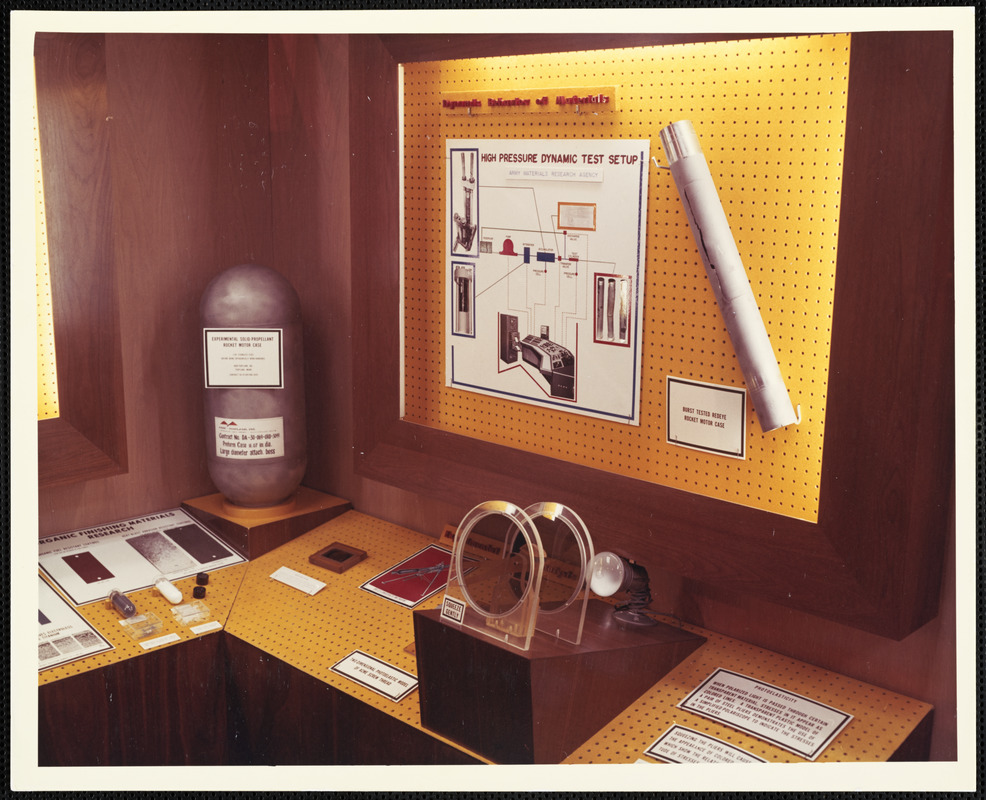 U.S. Army Materials Research Agency Exhibit - Digital Commonwealth