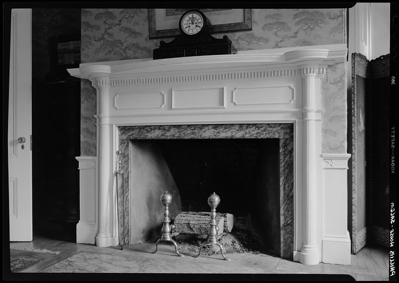 Stephen Phillips House, Salem, fireplace - Digital Commonwealth