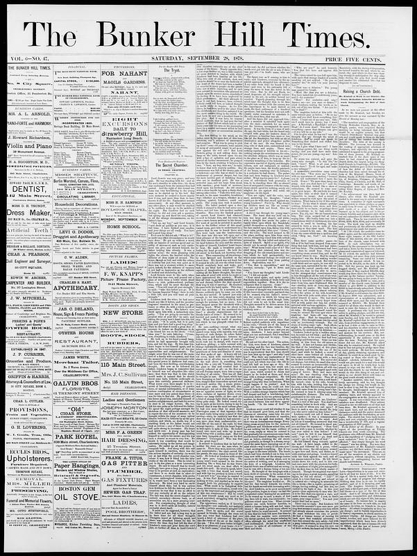 The Bunker Hill Times. September 28, 1878 - Digital Commonwealth