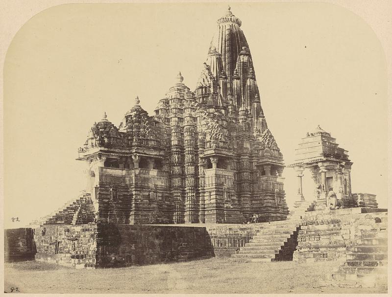 General view from the north-east of the Kandariya Mahadeo Temple ...