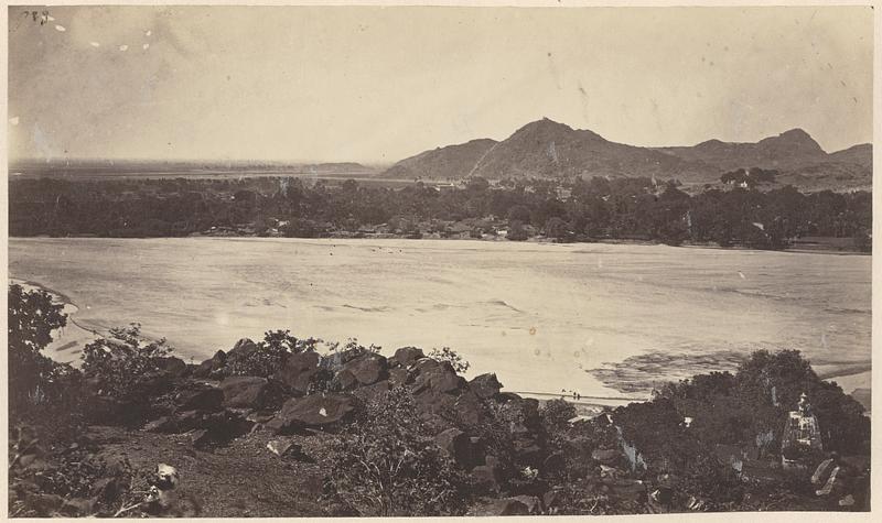 View of Gaya, India, across the Fulgo River - Digital Commonwealth
