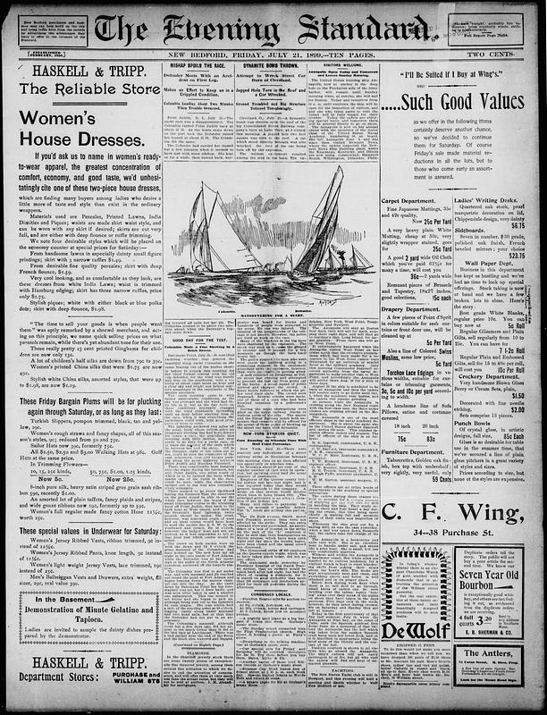 Evening Standard. July 21, 1899 - Digital Commonwealth