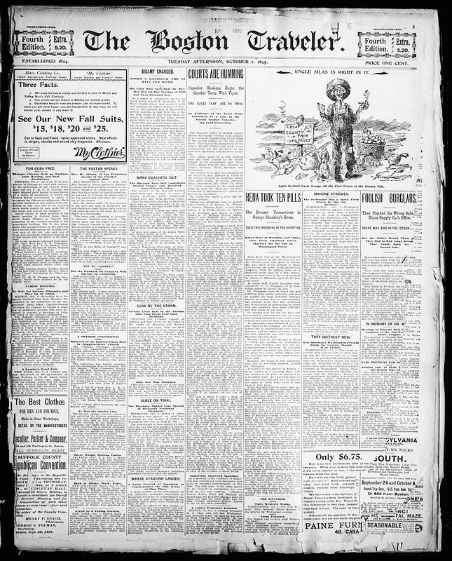 The Boston Traveler. October 01, 1895 - Digital Commonwealth