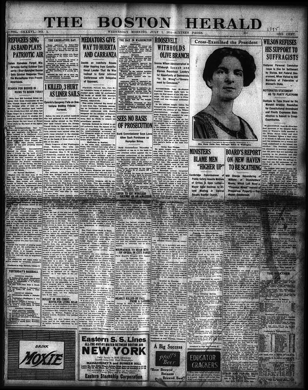 The Boston Herald. July 01, 1914 - Digital Commonwealth