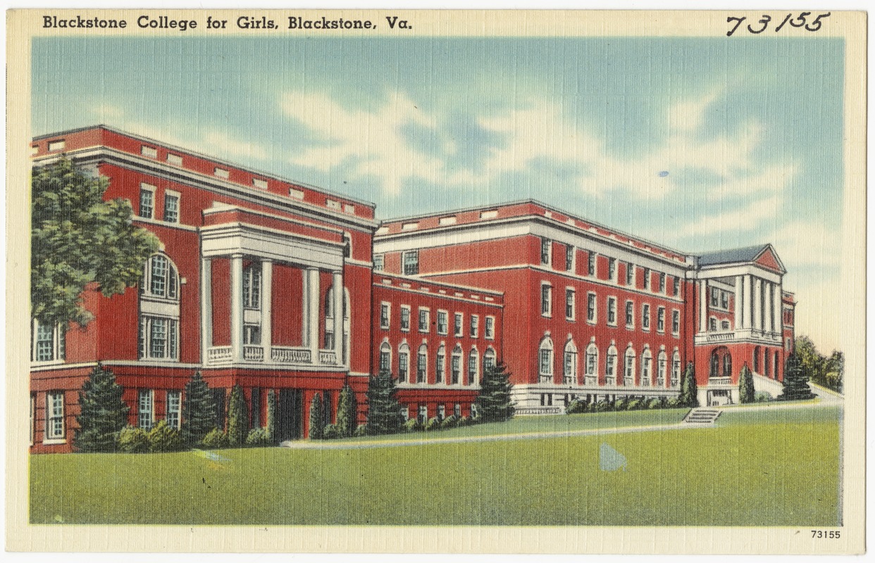 Blackstone College for Girls, Blackstone, Va. - Digital Commonwealth