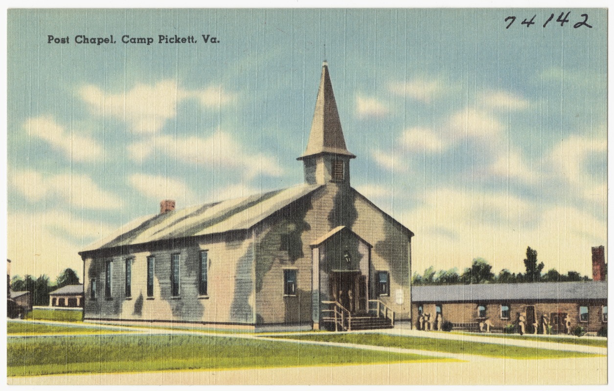 Post Chapel, Camp Pickett, Va. - Digital Commonwealth