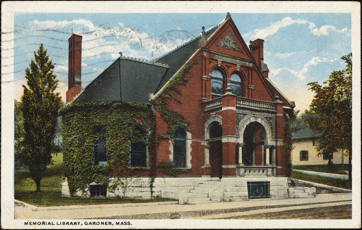 Memorial Library, Gardner, Mass. - Digital Commonwealth